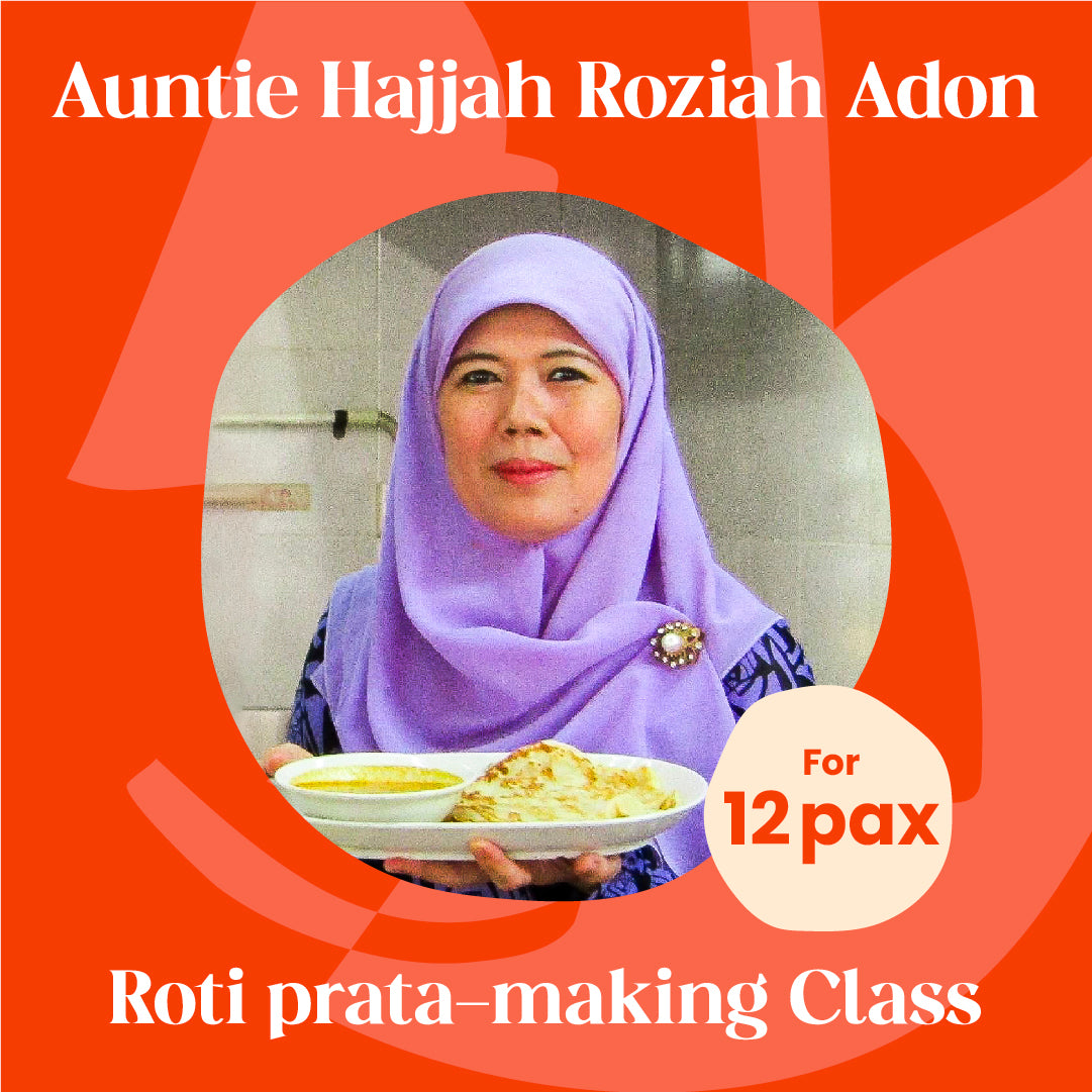 Prata Perfection with Auntie Indah for 12 pax – HeartBid